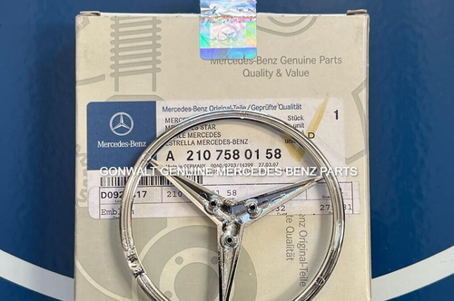 Mercedes Benz Rear Boot Trunk Lid Emblem Badge Star OE 2017580058 190D ...