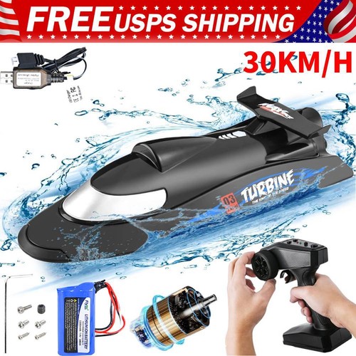 Radio Remote Control 30+MPH RC High Speed Racing Boat RTR FAST for Kids ...