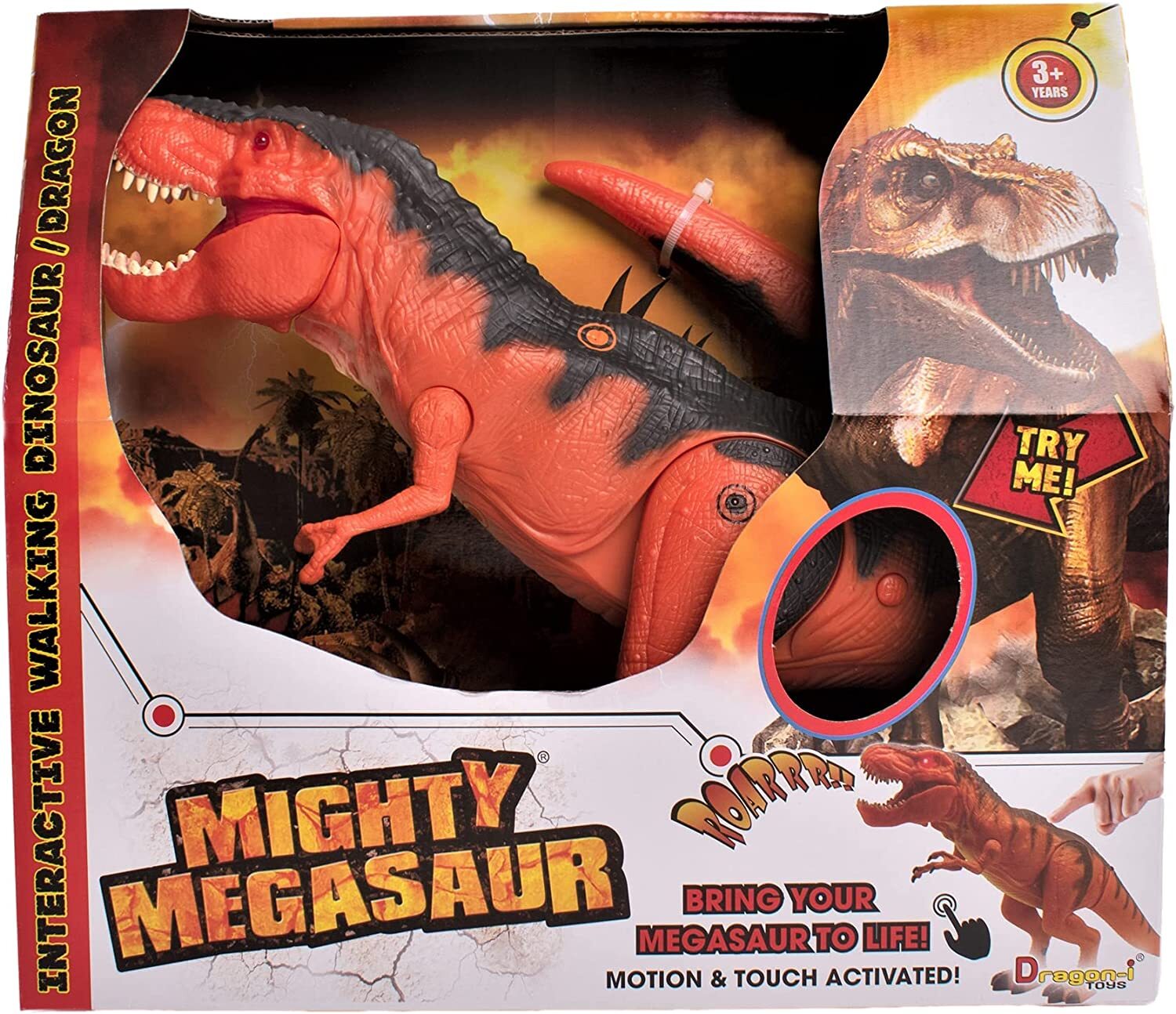 Mighty Megasaur Fun & Interactive Dinosaur Toys, Walking, Roaring ...