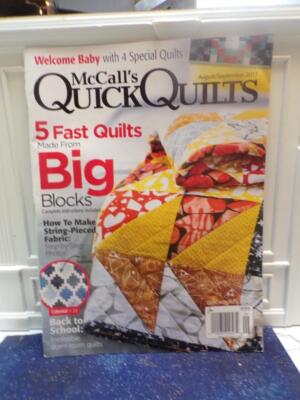 MCCALLS QUICK QUILTS magazine aUG/sEPT 2017 fast quilts, big blocks | eBay
