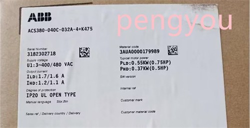 ACS380-040C-032A-4+K475 Inverter Brand New Fast shipping (FedEx/DHL) | eBay