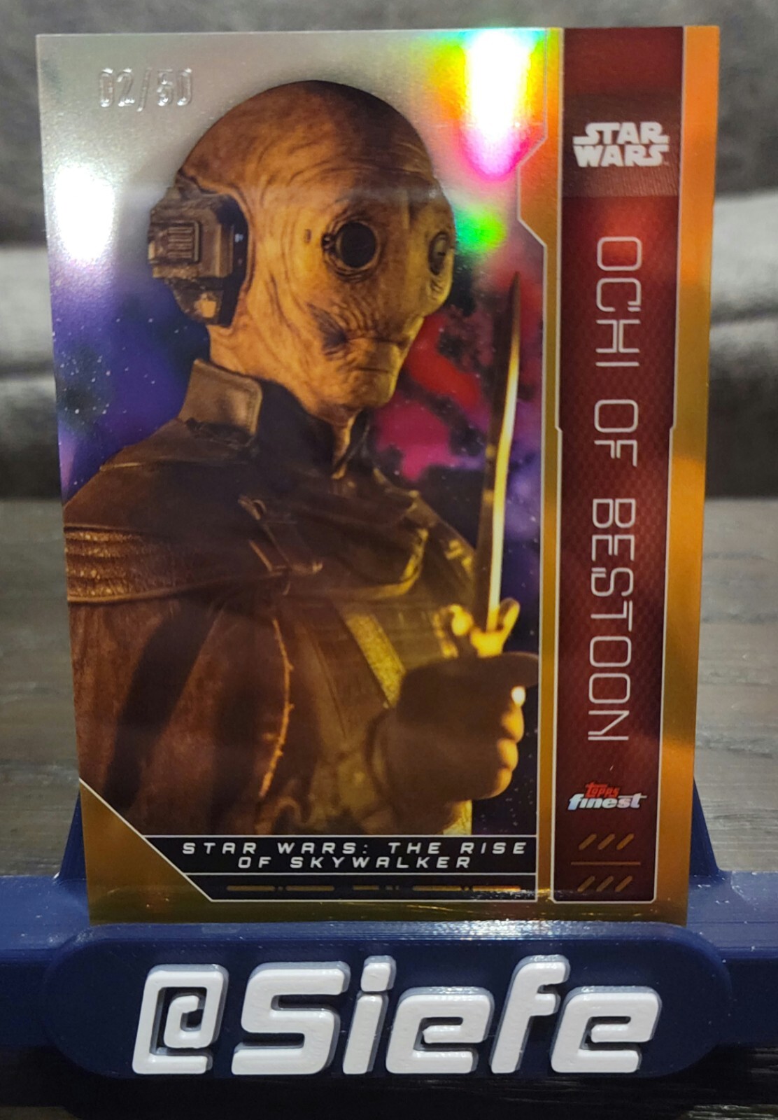 2023 Topps Finest Star Wars Ochi of Bestoon Gold Refractor/50 | eBay