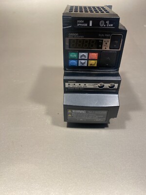 OMRON 3G3MX2-A2001 inverter + 3G3AX-MX2-ECT communication unit | eBay