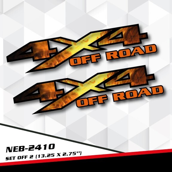 4x4 Off Road Vinyl Decals Sticker For Dodge Ram 1500 2500 Power Wagon ...