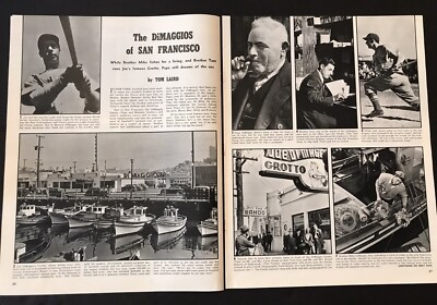 Joe DiMaggio Family, DiMaggios of San Francisco Print Article original ...
