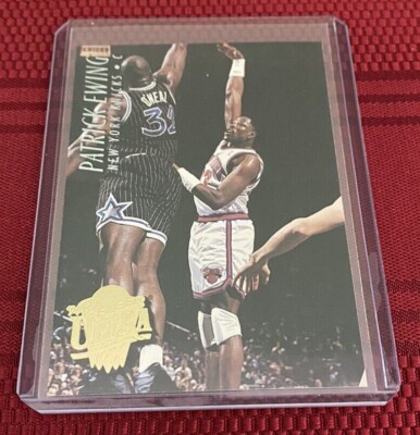 94-95 Fleer Ultra Patrick Ewing card # 125 featuring Shaquille O'Neal ...