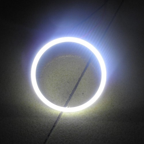 White 4X Bright 50mm 30leds 5Watt COB LED Small Angel Eyes Halo Ring ...