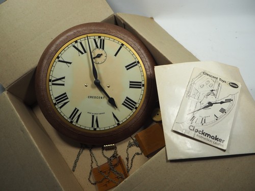 Vintage Crescent Clockmaker Toy wall clock (Build Your Self) Mechanical ...