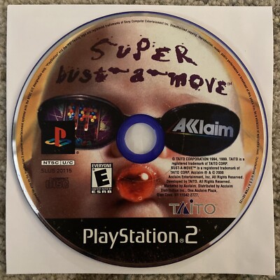 🔥 Super Bust-A-Move (PlayStation 2 PS2, 2000) VG Disc Only! See Description 21481232605| eBay