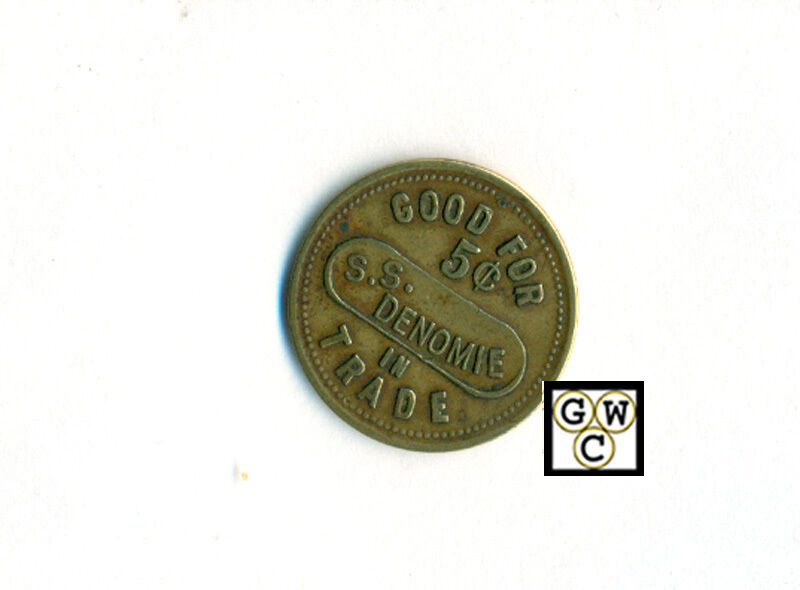 US Billiard Token " SS Denomie" 5ct in Trade | eBay