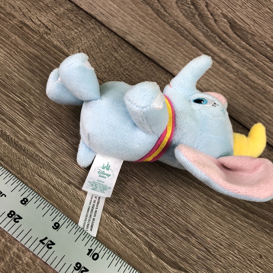 Disney Baby Dumbo The Elephant Lovey Doll Soft Rattle Plush ...