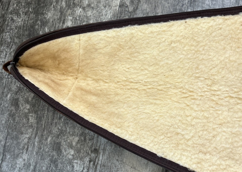 Vintage J.M. Bucheimer JMB Brown Leather Gun Rifle Shotgun Case Bag 41 ...