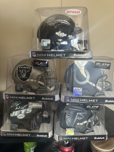 5 NFL Mini Helmets Signed And Authenticated | eBay