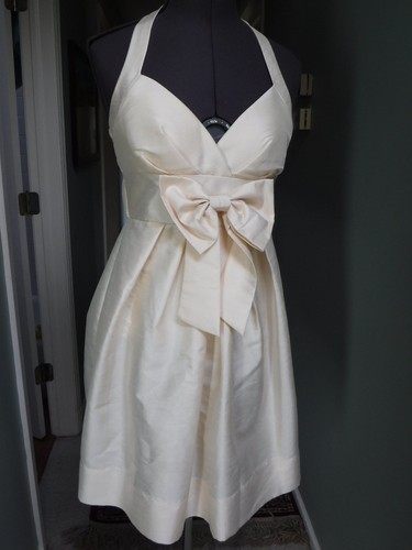 RUBY ROX CHAMPAGNE COLORED HALTER PARTY DRESS PERFECT SIZE 5 | eBay