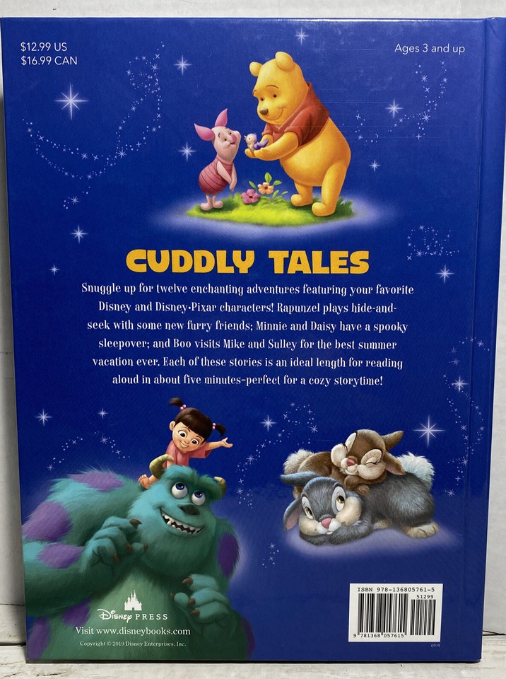 Disney 5 Five Minute Snuggle Stories Hardcover Book Dumbo Lion King ...