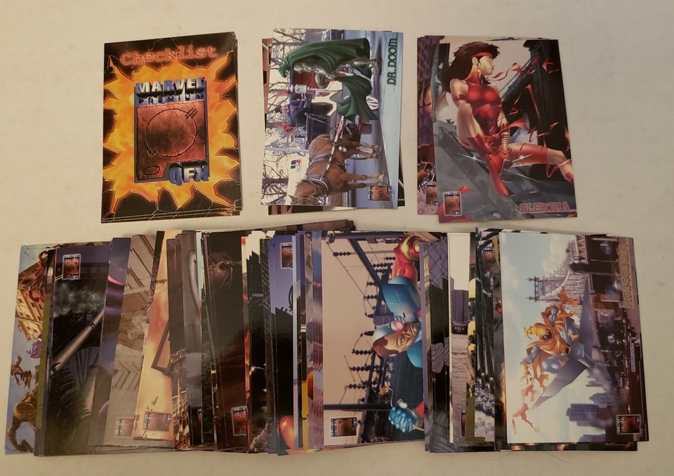 1997 Marvel Premium QFX Trading Card Singles You Pick | eBay