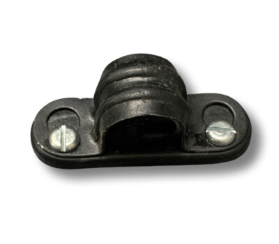 10 x 20MM Metal Black Conduit Saddles Spacer Bar Black Trunking Cable ...