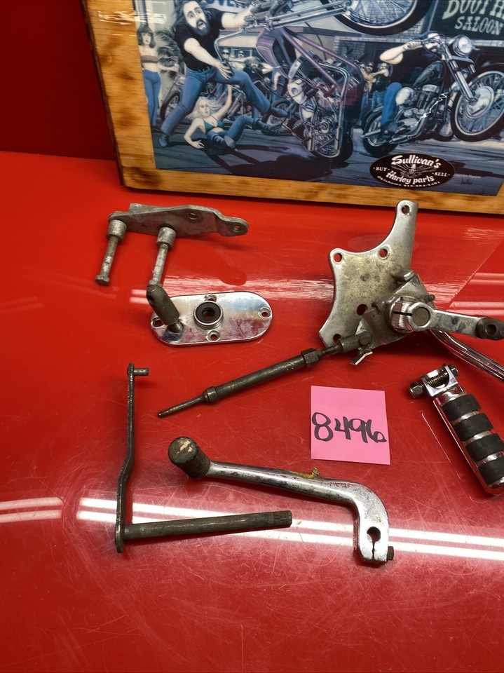 Shovelhead Harley Mid Control Brake Foot Peg Mount Chopper Fx Shovel ...