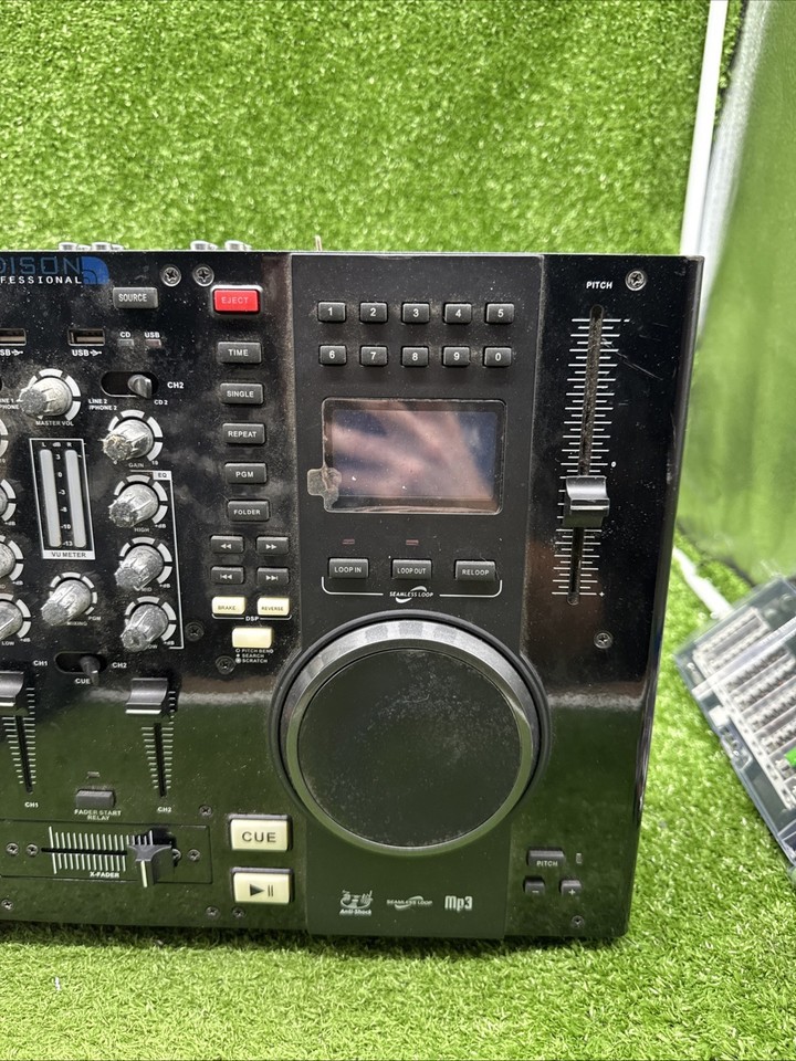Edison Scratch 2500 Professional Dual CD Audio Mixer (Untested FOR ...