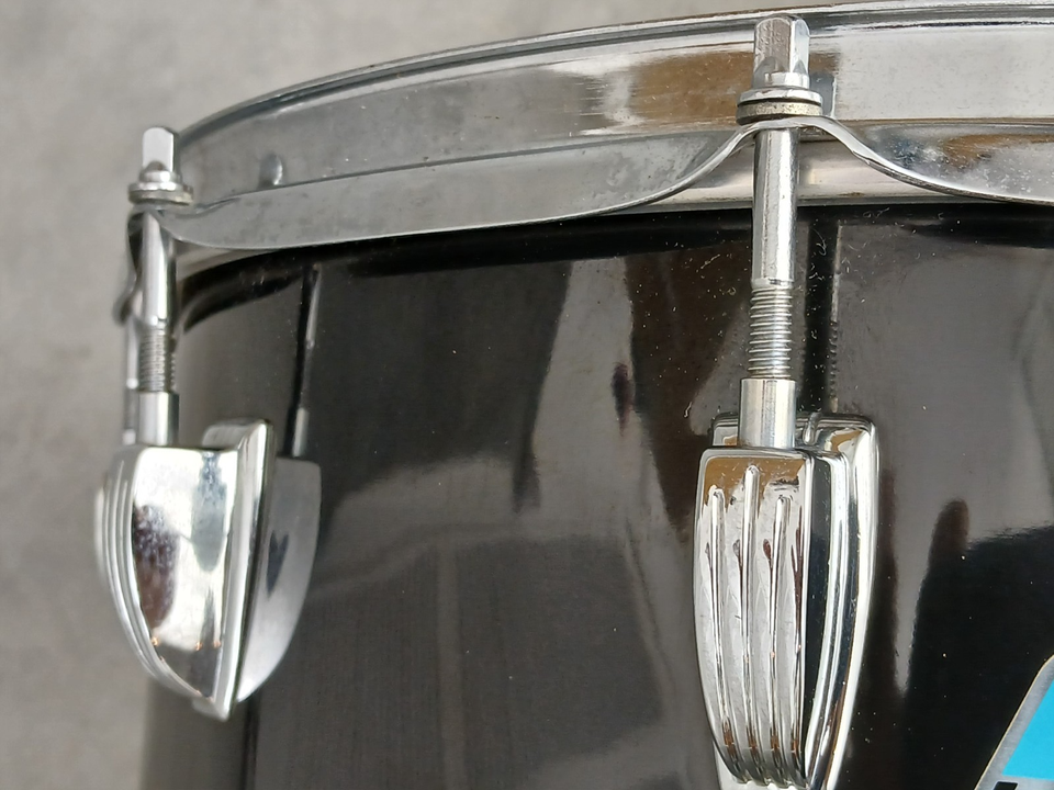 LUDWIG 14" BLACK CORTEX CONCERT MELODIC TOM DRUM, 6 ply, early 70's | eBay
