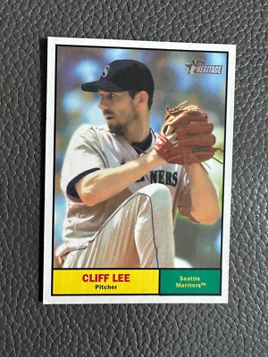 Cliff Lee 2010 Topps Heritage Baseball #253 Seattle Mariners | eBay