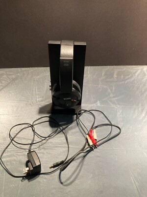 Sony TMR-RF985R RF Stereo Transmitter w/Headphones, Charging Station ...