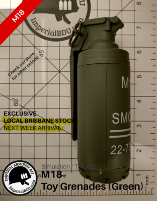 Toy Grenade M18 Soft Foam Bullets Refill Gel GREEN (FREE 7 DAY SHIPPING ...
