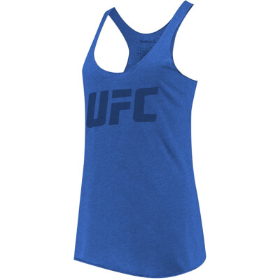 UFC Women's Tonal Logo Tank Top - Royal | eBay