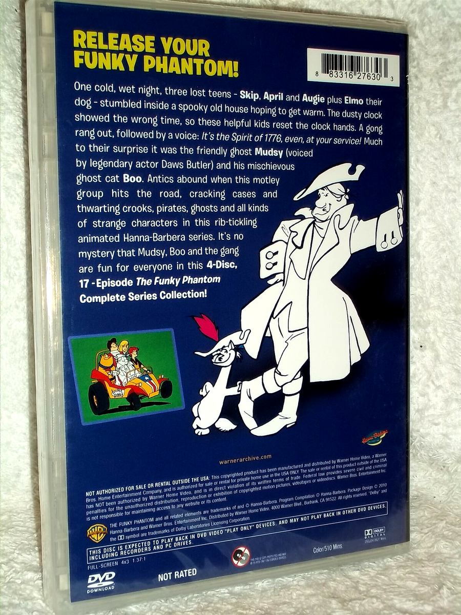 Hanna Barbera Funky Phantom Dvd
