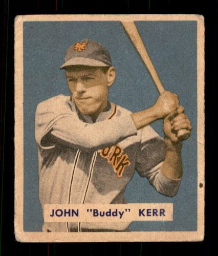1949 Bowman #186 Buddy Kerr - GD | eBay