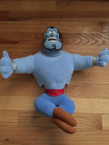 Disney Aladdin Genie Hand Puppet Applause 16" Rare Robin Williams Vinyl ...