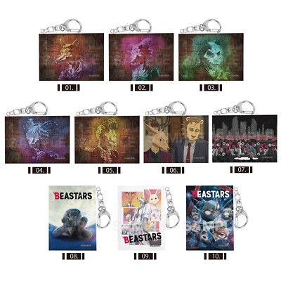 BOX Beastars Miniature Canvas Keychain Blind Box USA Ship Authorized ...