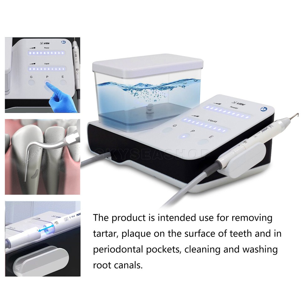 LED Dental Ultrasonic Piezo Scaler Detachable Ultrasound Unit fits EMS ...