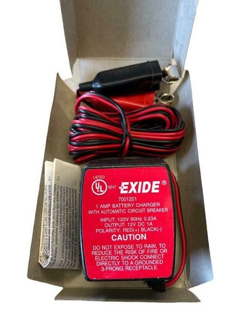 Exide Battery Charger #7001201 12 Volt 1 Amp for sale online | eBay