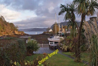 Photo 6x4 Some view! Plockton/Am Ploc Some cottages in Harbour Street ...
