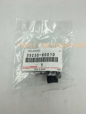 35230-60010 GENUINE OEM TOYOTA SOLENOID ASSY, TRANSMISSION 3WAY ...