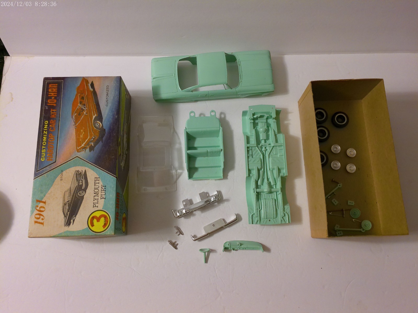 JOHAN ORIGINAL ISSUE UNBUILT 1961 PLYMOUTH FURY MODEL KIT | eBay