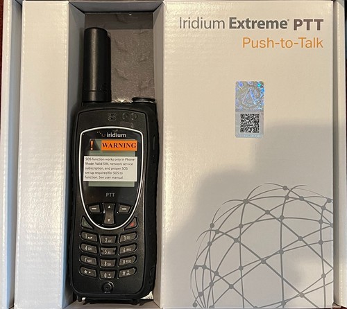 Iridium 9575 Extreme PTT (Push To Talk) Satellite Phone 9575PTT New ...
