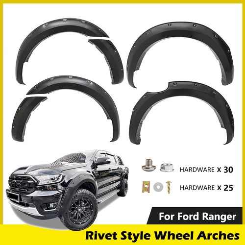 FOR FORD RANGER T8 2019-2022 RAPTOR STYLE WHEEL ARCH EXTENSIONS WIDE ...