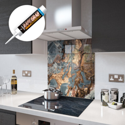 Glass Splashbacks Liquid Gold Glass and Accessories - Made By Premier ...