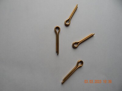 BRASS COTTER PINS. 1/4 x 1 1/2" 4 PCS. NEW | eBay
