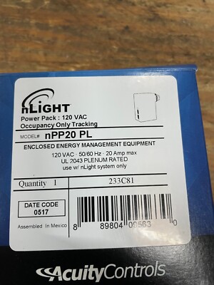 Sensor Switch NPP20-PL NPP20PL Nlight Plug Load Control Power Pack ...