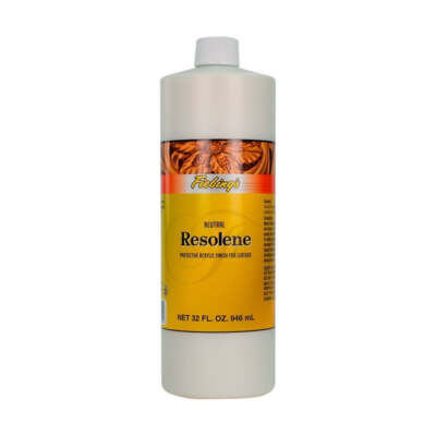 Fiebing's Acrylic Resolene Leather Top Finish and Protector Quart ...