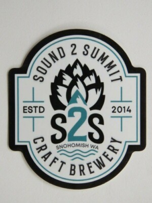 Beer Brewery STICKER ~ SOUND to SUMMIT Craft brewery Since 2014 ...