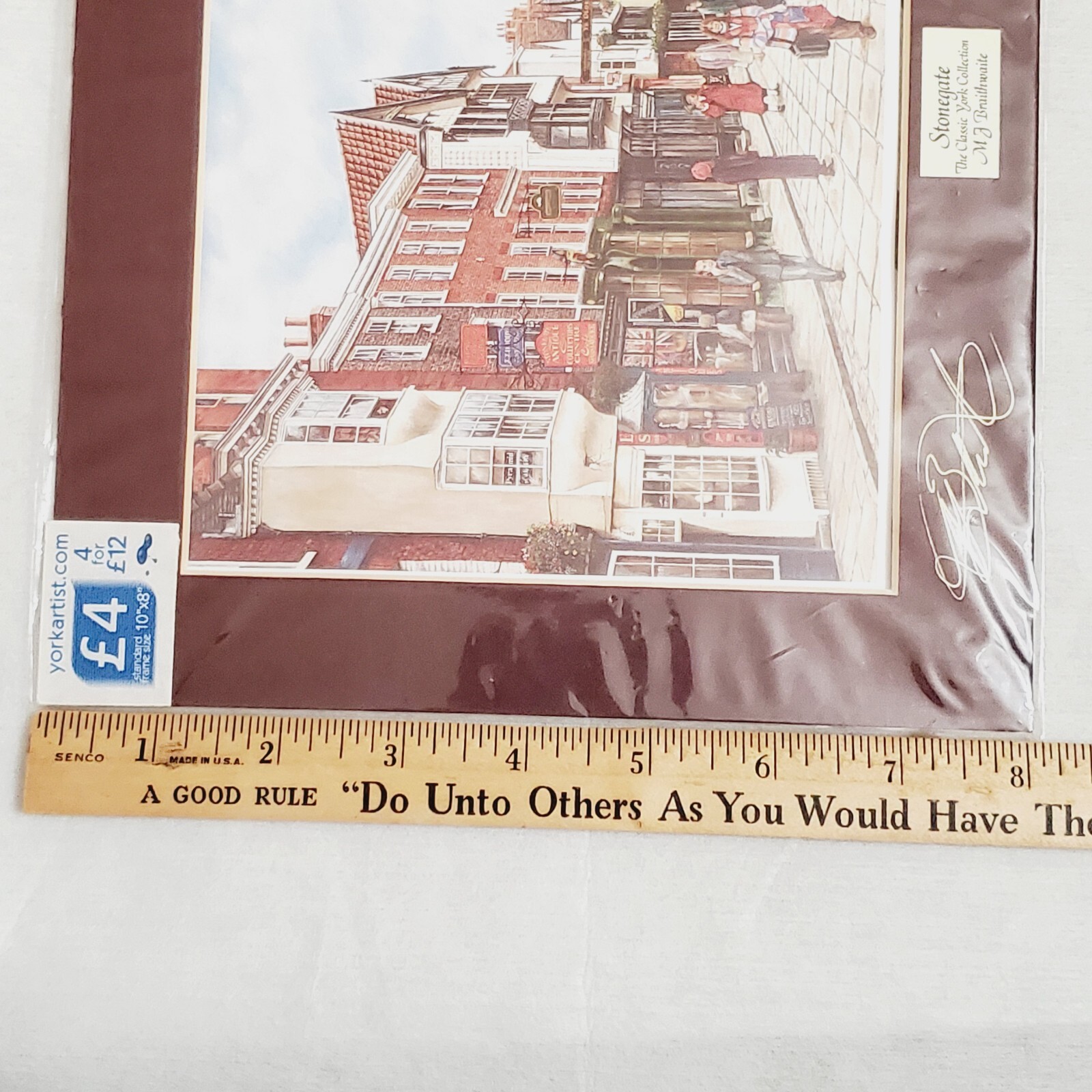 Vintage M J Braithwaite Hand Signed Matted Classic York Collection ...