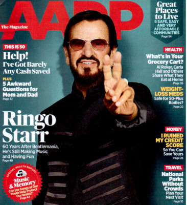AARP THE MAGAZINE December 2023 January 2024 RINGO STARR BEATLES ...