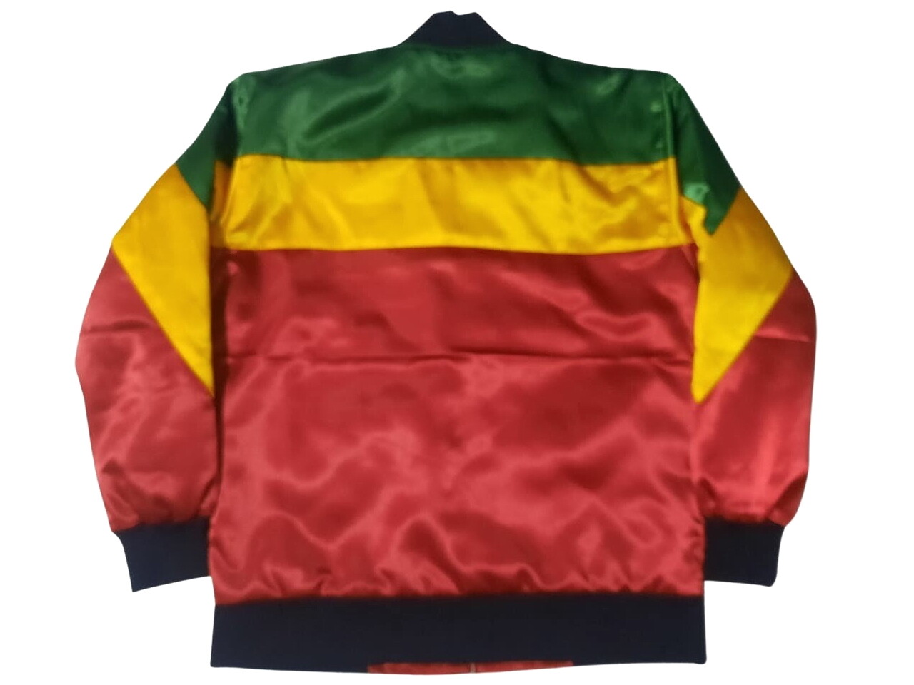 Rasta Flag Jacket Bob Marley Style Costume Tour Rastafari Colors ...