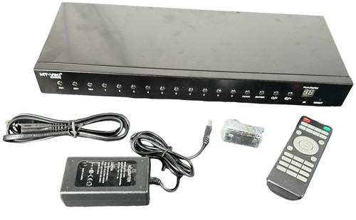 8 Port VGA KVM Console Over CAT6, MT-VIKI CAT5E KVM Switch 1U Rack ...
