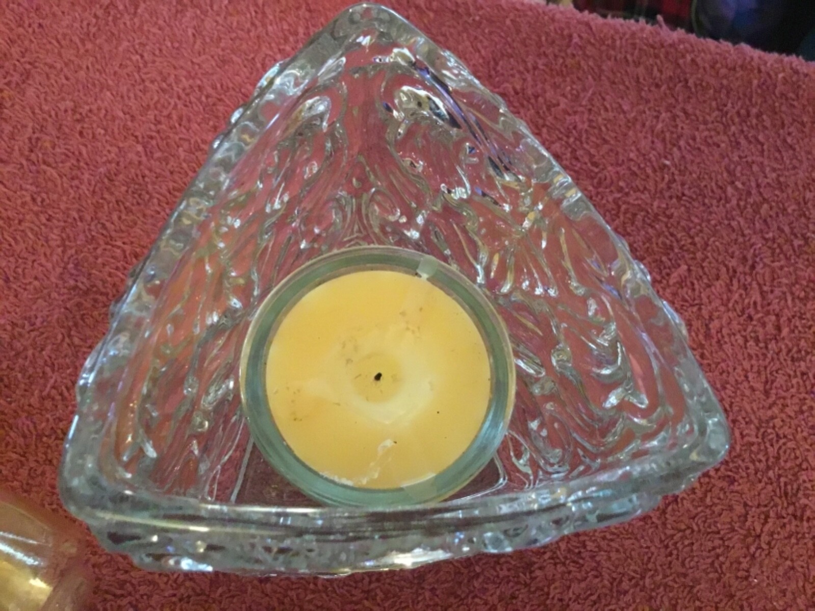 Avon Triangle Shaped Votive Candle Holder | eBay