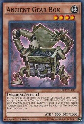 YUGIOH SR03-EN011 Ancient Gear Box Common 1ST ED NM | eBay Australia